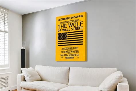 Wolf Of Wall Street Film Poster On Canvas Canvas Prints Australia