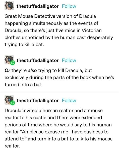 Dracula X Great Mouse Detective Tumblr Funny Really Funny Funny Me