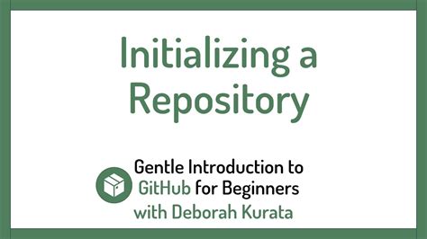 Initializing A Repository Clip Gentle Introduction To Git And GitHub YouTube