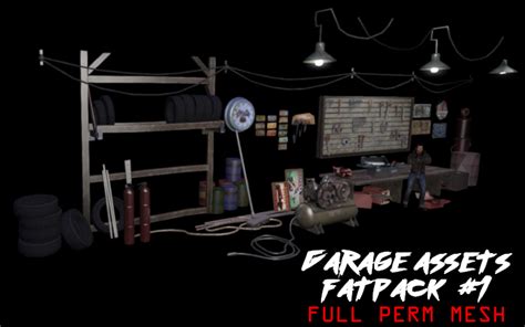 Second Life Marketplace The Collective Mesh Garage Items Fatpack 1