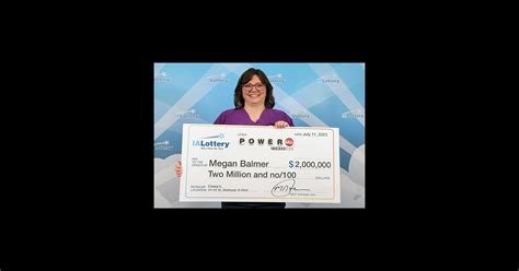 Tama County Iowa Woman Claims 2 Million Powerball Prize Powerball