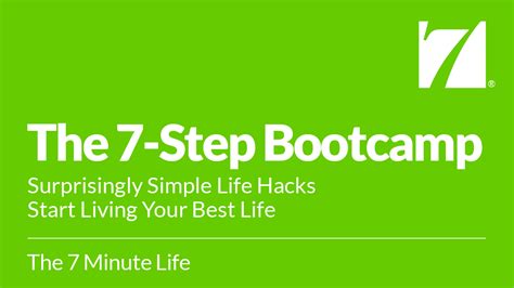The 7 Step Bootcamp The 7 Minute Life