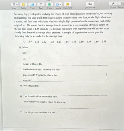 Insert Table Chart Text Shape Meda Comment StudyX