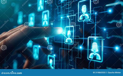 Ai Enhanced Employee Recruitment Process Stock Image Image Of Career Support 319865555