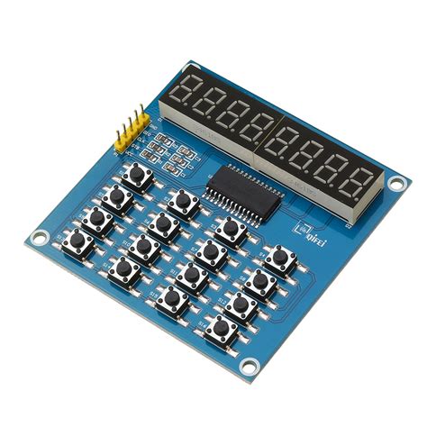 aanbieding tm1638 chip key display module 8 bits digital led tube for