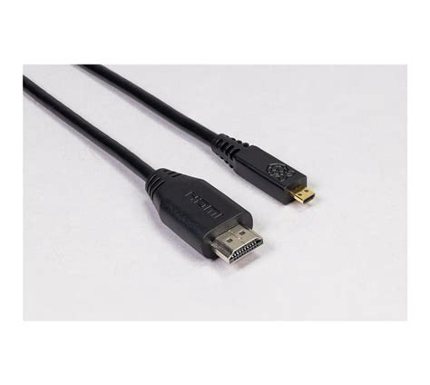 Someones In A Makro Official Raspberry Pi Black 1m Micro Hdmi To