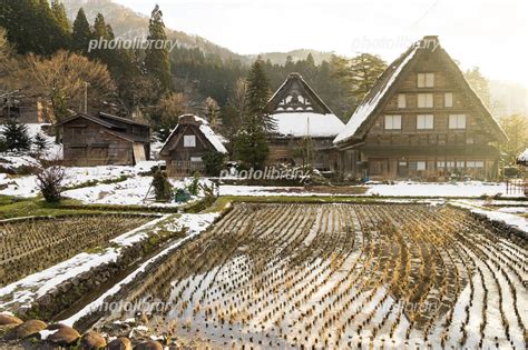 白川郷 合掌造り集落 写真素材 4660072 フォトライブラリー photolibrary