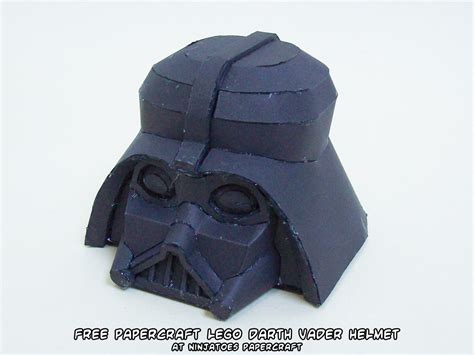 Papercraft Lego Star Wars Darth Vader Helmet By Ninjatoespapercraft On