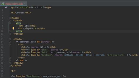 Edicion De Vistas En Ruby On Rails Rubén Tejera Cordero