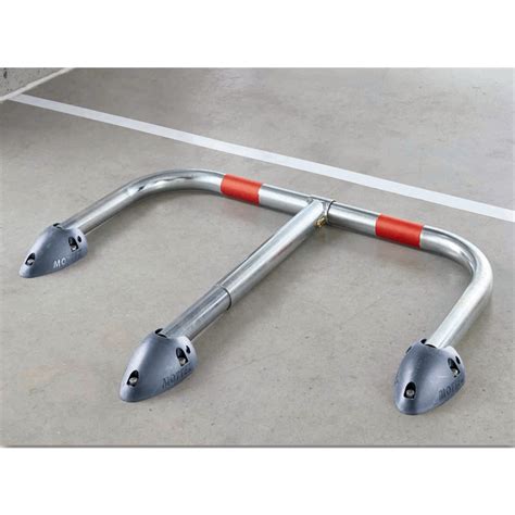 Barrière de parking rabattable en acier Ø 5 cm MOTTEZ Norauto fr