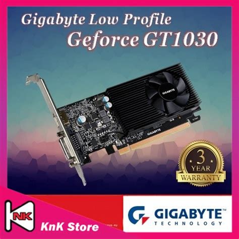 GIGABYTE Gaming GeForce GT 1030 Low Profile 2G DDR5 Graphic Card [ GV ...