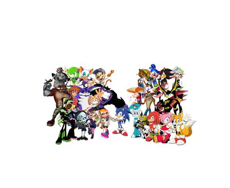 Sonic And His Friends By Girlwoomy On Deviantart