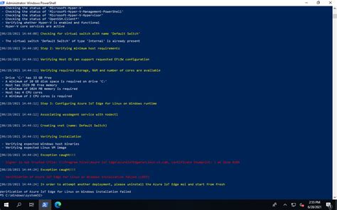 Deploy Eflow Exits With Error Signer Is Not Trusted During Linux Vm