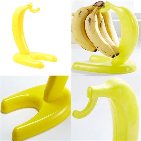 Yellow Plastic Banana Shape Displaying Banana Hang Vicedeal