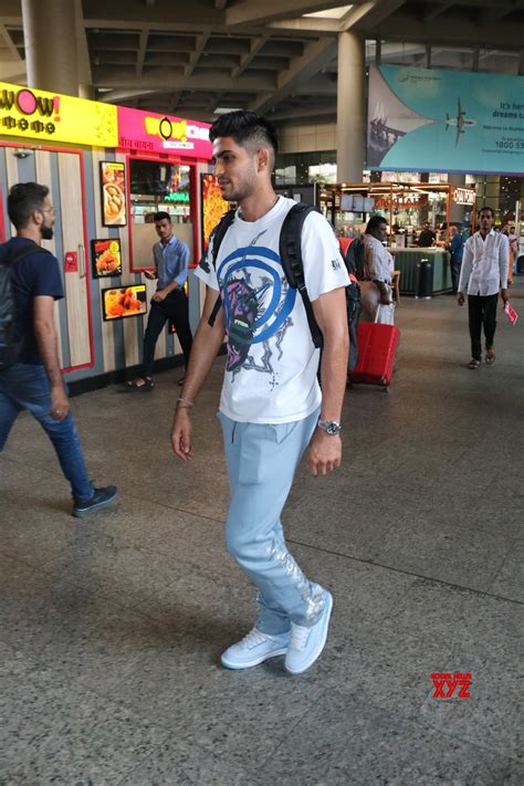 Indian Cricketer Shubman Gill Spotted At Airport Arrival Gallery