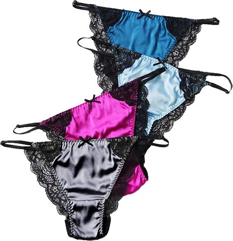 Lilysilk Damen Slip Unterhose Panty Dessous Unterw Sche Seide Panties Er Pack In Zuf Lligen