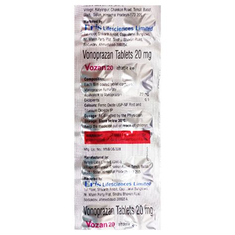 Vozan 20 Tablet 10s Uses Side Effects Price Apollo Pharmacy