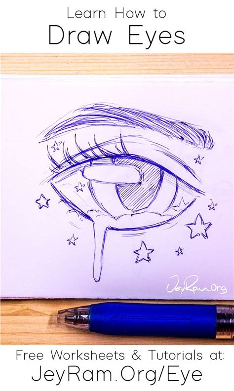How To Draw Eyes Free Worksheet Tutorial Artofit