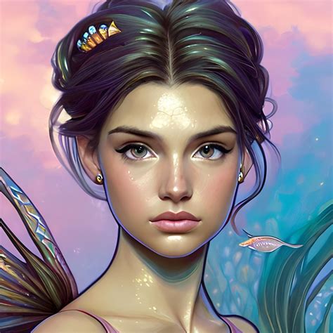 Mermaid With Scaly Skin