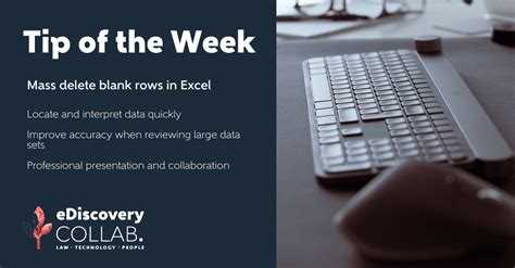 Mass Delete Blank Rows In Excel Ediscovery Collab