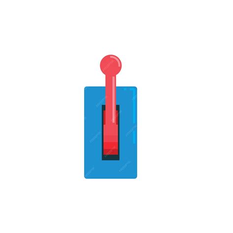Premium Vector Electric Switch Cartoon Vector Icon Element Design