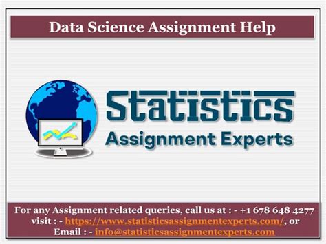 Data Science Assignment Help | PPT