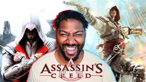 Noob Assassin S Creed Fan Reacts To All Assassin S Creed Cinematic