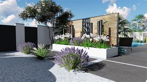 55 Jardin Paisible Contemporain Jardin Contemporain Et Accueillant Pour
