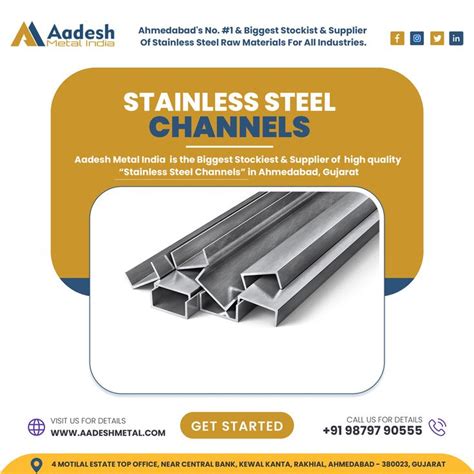 Stainless Steel Channels Ss Channels Supplier In Ahmedabad Gujarat In Stainless Steel