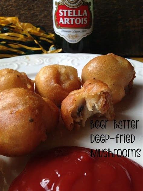 Beer Battered Deep Fried Mushrooms Recipe Fried Mushrooms Beer
