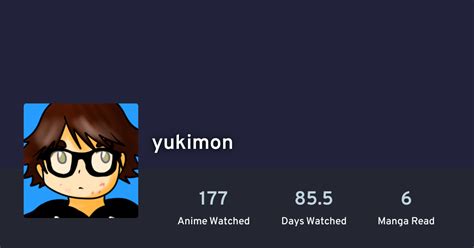 Yukimons Profile · Anilist