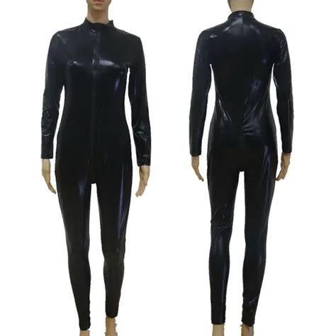 Buy 2018 Hot Sexy Black Catwomen Jumpsuit Spandex