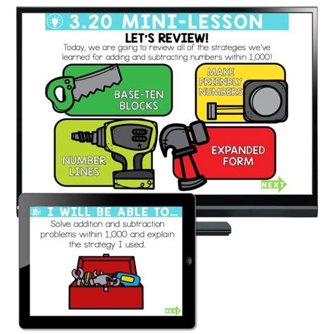 Lucky To Learn Math 3 Digit Addition And Subtraction Review Lesson