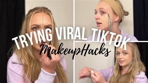 Testing Viral Tiktok Makeup Trends Hot Or Flop Makeuptrends Youtube