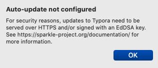 Error On Auto Update Cannot Update Issue Typora Typora Issues GitHub