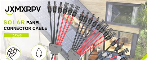 Amazon Com JXMXRPV Pack Solar Connectors For Solar Panels Tool Free Solar Panels Connectors