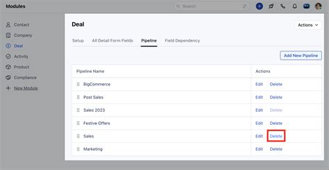 Deal Pipeline And Stage Customization Salesmate