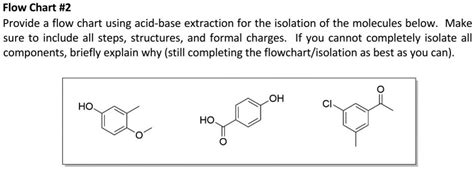 SOLVED Text Flow Chart Provide A Flow Chart Using Acid Base Extraction For The Isolation Of