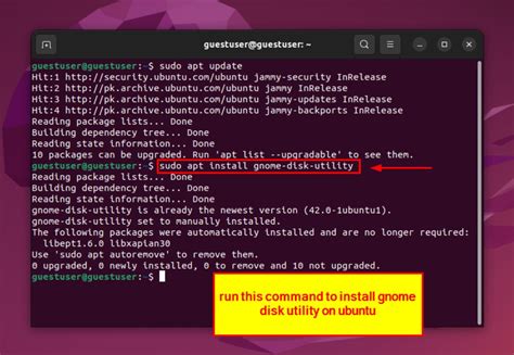 How To Install GNOME Disks Utility On Ubuntu And Configure It 3 Simple