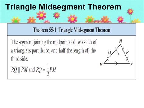 Ppt Mastering Triangle Midsegment Theorem Lesson 55 Geometry