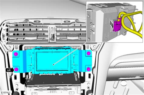 Ford Fusion Front Control Display Interface Module Fcdim Police