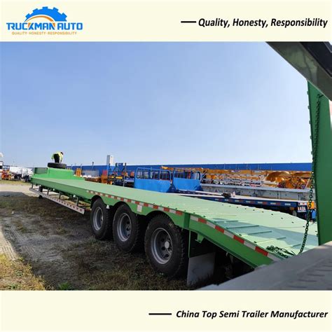 Lowboy Tractor Trailer