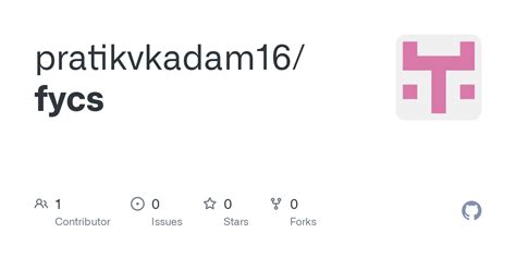 Github Pratikvkadam16 Fycs