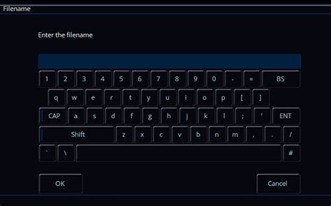Filenames USB Backspace BS Erases Filename Completely FLX S24