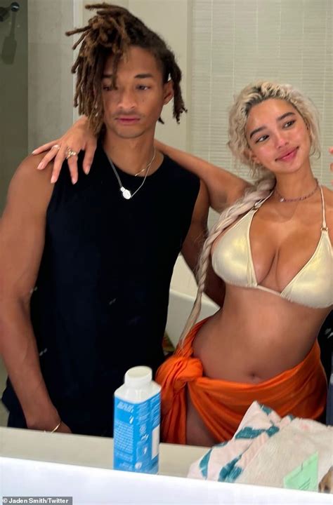 Omg Will Smiths Son Jaden Smith Suddenly Posted Photos Hugging His Girlfriend Bikini Model