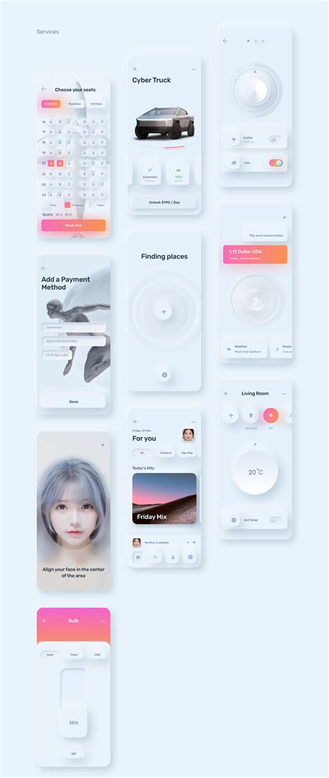Skeuomorph Ui Kit Behance