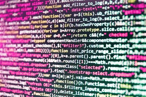Software Abstract Background Stock Image Image Of Monitor Code