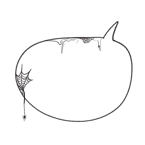 Spider Web Speech Bubble 13125493 Png