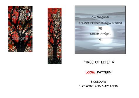 LOOM Bracelet Pattern Tree Of Life Etsy