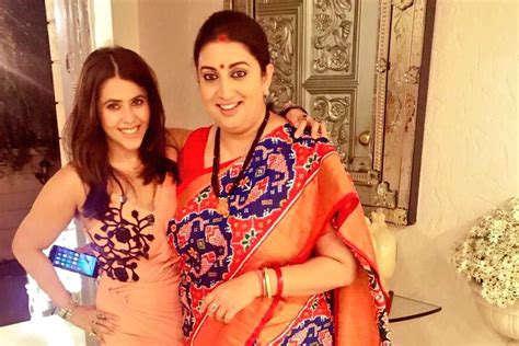 Smriti Irani On Ekta Kapoor Birthday Post You Helped Me Sail Through